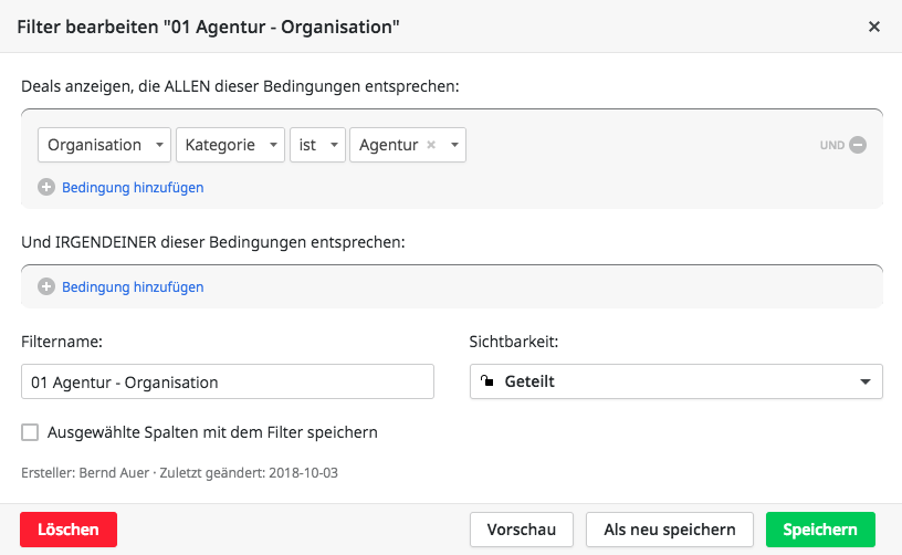 automatisch Mails versenden mit einem Workflow in Pipedrive